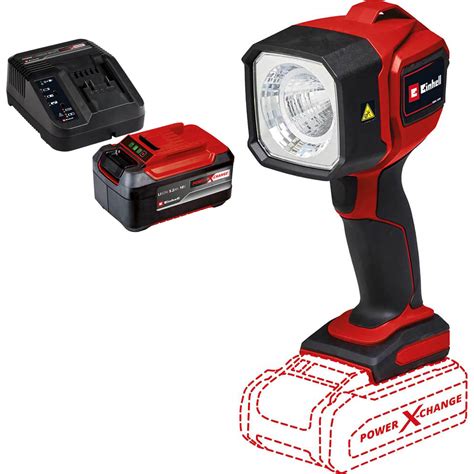 Einhell Tc Cl 18350 Li 18v Cordless Led Work Light Torch 1 X 52ah