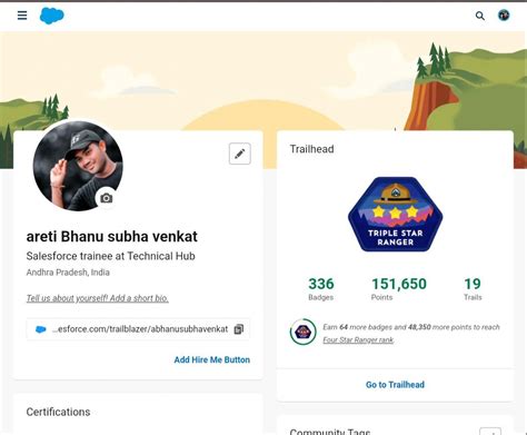 Areti Bhanu Subha Venkat On Linkedin Trailhead Salesforce