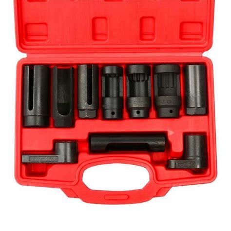 Automotive Tools Sample Customization Garage Tools 10pcs Offset Oxygen