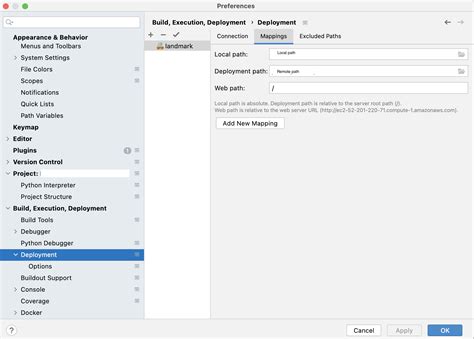 python - PyCharm Error when setting remote interpreter -> Run Error ...