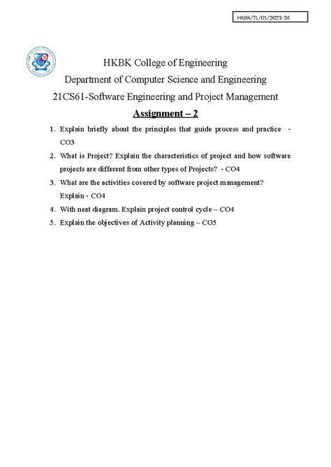 21cs61 assignment 2 assignment questions hkbk tl 01 2023 hkbk