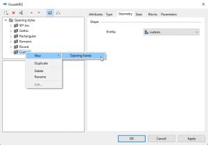 How Can I Create And Select Openings VisualARQ
