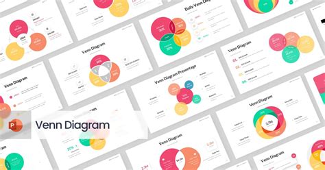 Диаграмма Венна Шаблоны презентаций Включая диаграмма и вектор Envato