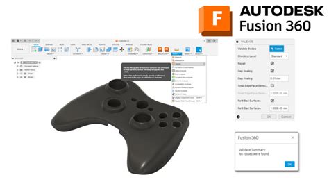 How To Use The Validate Command In Fusion 360 Mf Software