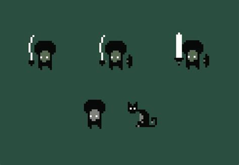 Afro Samurai Retro Pixel Art Game Retro Video Game Pixel Design