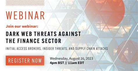 Searchlight Cyber On Linkedin [on Demand] Dark Web Threats Against The Finance Sector