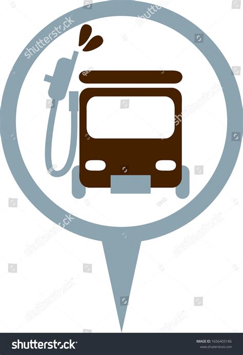 Vector Illustration Fire Station Map Icon เวกเตอร์สต็อก ปลอดค่า