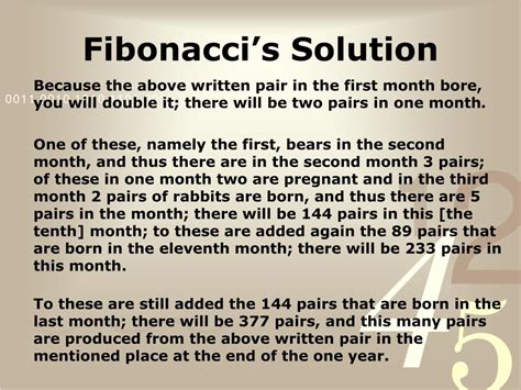 PPT Fibonacci PowerPoint Presentation Free Download ID