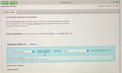 solved 4 2 roman numeral converter write a program that