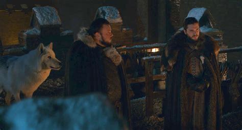Game Of Thrones Season 8 Jon Snows Direwolf Ghost Returns To Show