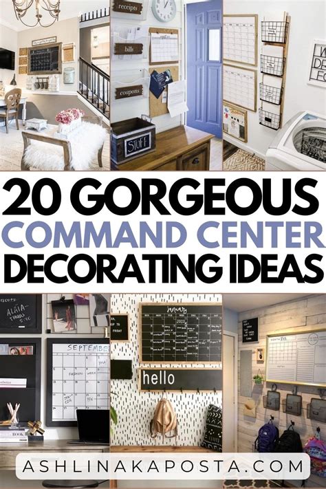 20 Chic Home Command Center Ideas That Will Take You From Overwhelmed