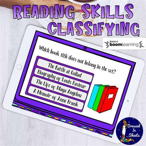 2nd Grade Reading Skills Classifying Distance Learning Made By