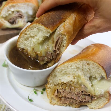 French Dip Recipe Easy French Dip Sandwiches With Picante Provolone