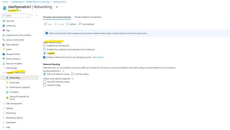 Set Up An Azure Storage Account And Blob Storage For Sftp Access By Using A Private Endpoint