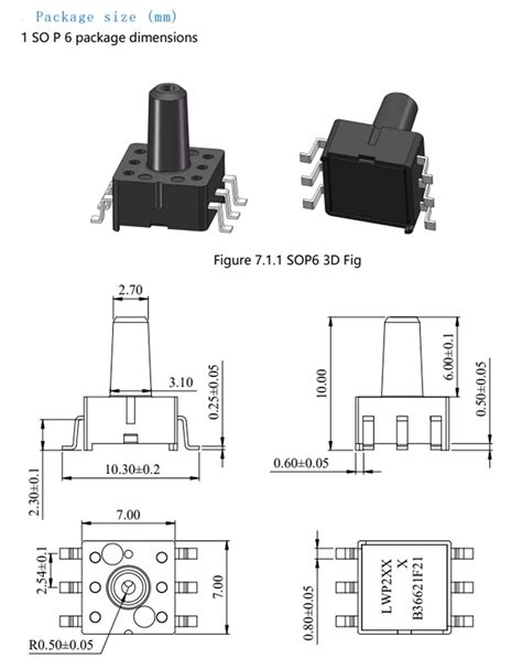 Pressure Sensor For Sphygmomanometer MEMS Air Pressure Sensor
