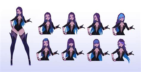 K DA KaiSa Concept Exploration Wallpapers Fan Arts League Of Legends LoL Stats