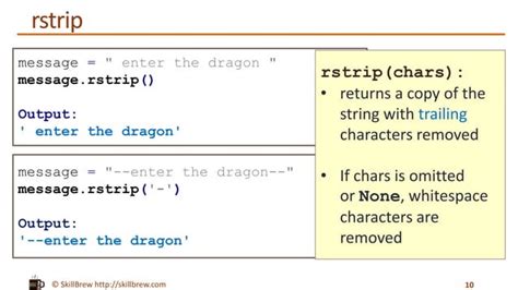 Python Programming Essentials M8 String Methods Ppt