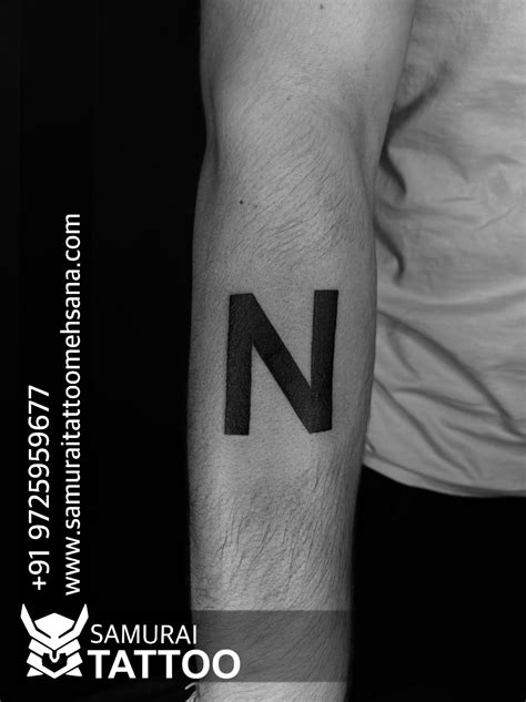 Letter N Tattoo Gallery