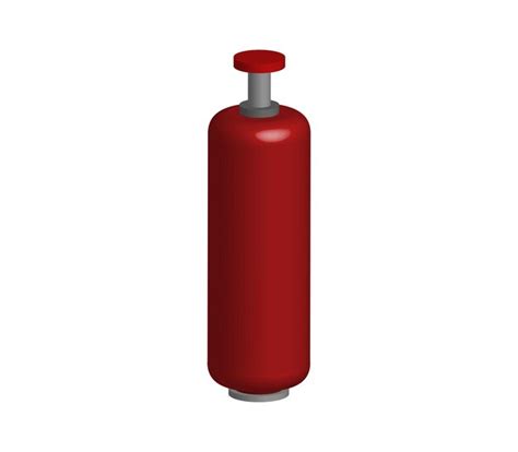 Premium Vector Three Dimensional Gas Cylinder