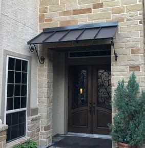 Orleans Metal Awning Door Canopy Sized From 36 In To 216 In Wide In