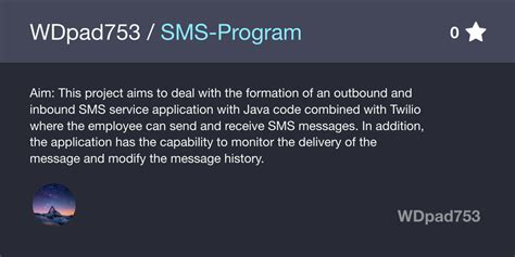 Github Wdpad753sms Program Aim This Project Aims To Deal With The Formation Of An Outbound