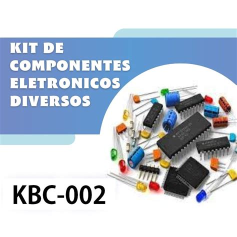 Kit Básico De Componentes Eletrônicos Projetos Arduino Transistor Led