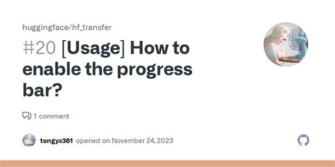 Usage How To Enable The Progress Bar Issue 20 Huggingface Hf Transfer GitHub