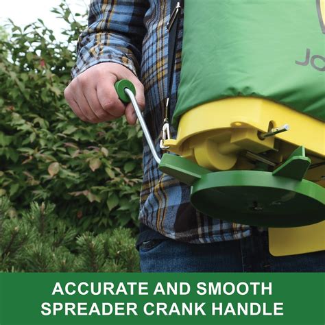 25 Lb John Deere Handheld Bag Seeder Spreader With Waterproof Bag