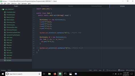 Java Why Does Using A For Loop Change The Output For This Dictionary Class Stack Overflow