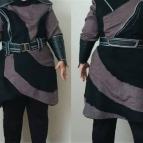 Inspired By Star Wars Fallen Bastila Shans Dress Costume Faux Leather