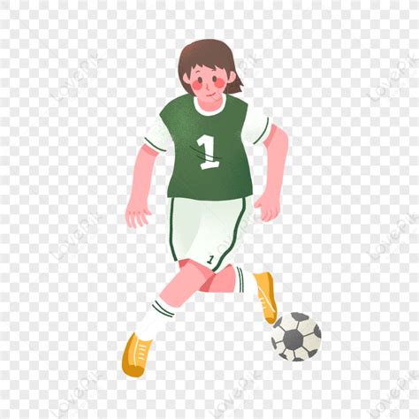 축구를하는 축구 선수 Png 일러스트 무료 다운로드 Lovepik