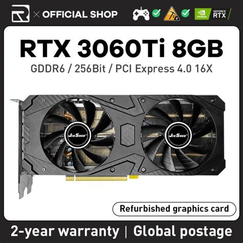Jieshuo Rtx 3060ti 8gb Geforce Graphics Card Rtx 3060 Ti 8gb 256bit Games Nvidia Graphics Card