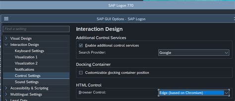 Issues With SAP GUI Edge Based On Chromium Browser Control Issue AbapGit