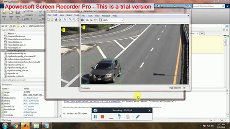 matlab detecting cars youtube
