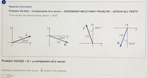 Solved Required Information Problem Components Of A Chegg