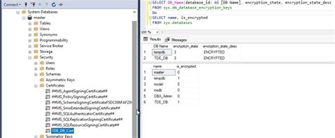如何从SQL Server用户数据库中移除透明数据加密TDE 脉脉