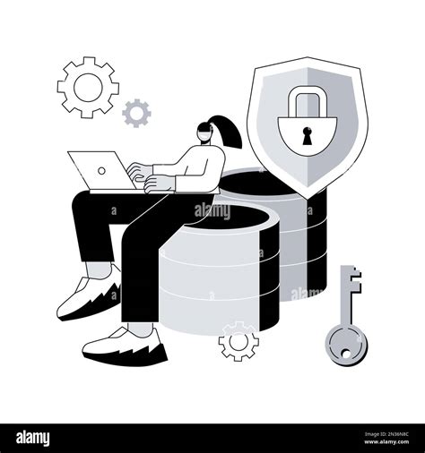 Cyber Security Data Protection Abstract Concept Vector Illustration