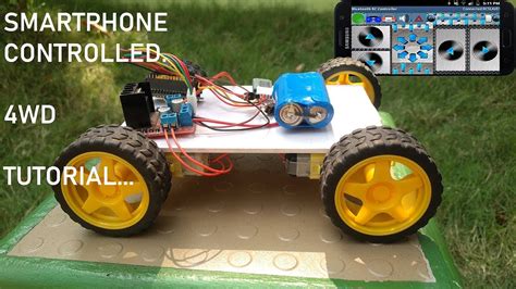 How To Make A Smartphone Controlled Car Arduino Bluetooth Controlled Car Youtube