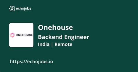 Onehouse Is Hiring Senior Backend Engineer India India Bengaluru India Aws Gcp Firebase