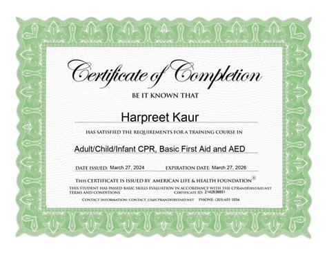 Harpreet Kaur On Linkedin Just Finished My Cource Of Cpr Basic First