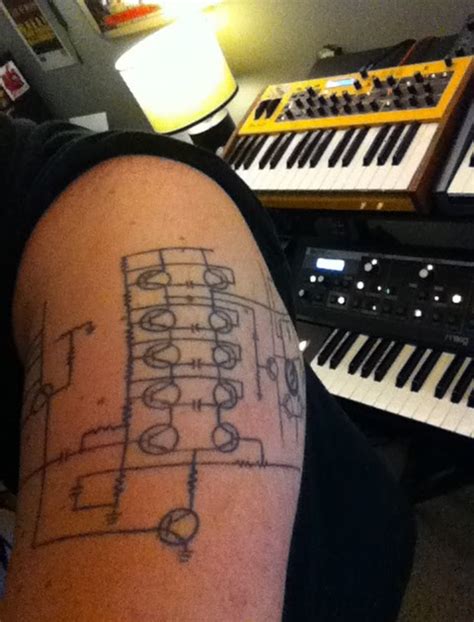 Matrixsynth Moog Ladder Filter Schematic Tattoo