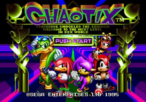 Knuckles Chaotix Color Test