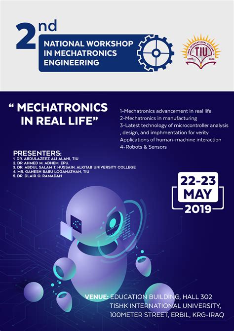 Title Mechatronics Engineering Department Tishk International University Tiu Tishk