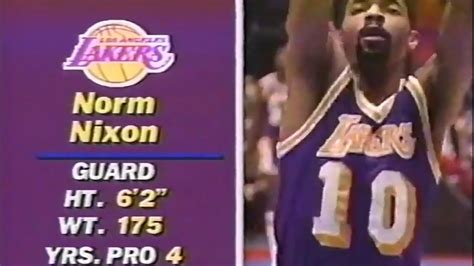 Norm Nixon Lakers 26pts 7asts Vs 76ers 1982 Youtube