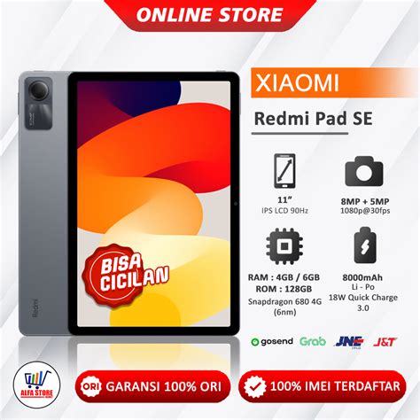 Jual Xiaomi Redmi Pad SE Mipad SE Ram Gb Garansi Resmi Shopee Indonesia