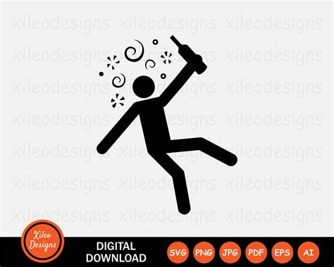 Drunk Person Icon Intoxicated Alcohol Drink Drinking Dizzy Vector