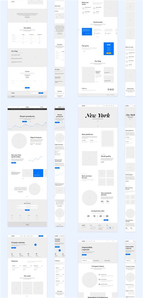 Dob Desktop And Mobile Wireframe Ui Kit — Wireframe Kits On Ui8