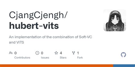 Github Cjangcjenghhubert Vits An Implementation Of The Combination Of Soft Vc And Vits