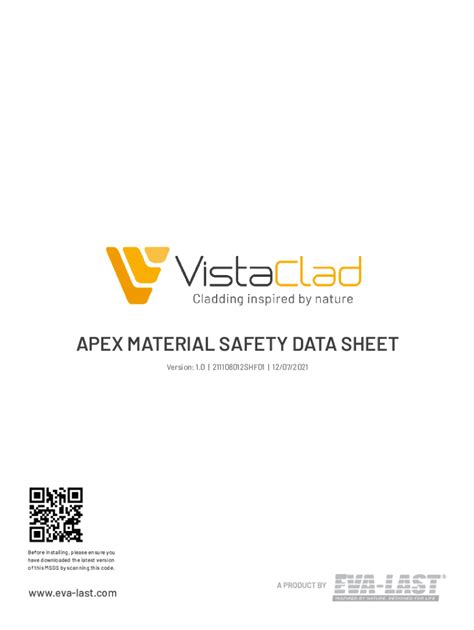 Fillable Online Safety Data Sheet Apex Metal Protection Dot Fax