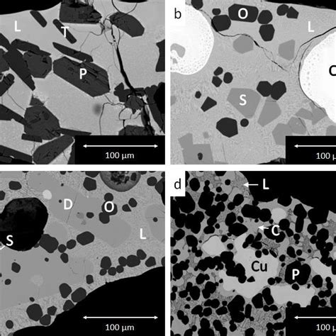 Estimated Cross Section Of The Cu2o Fe2o3 Mgo Sio2 Phase Diagram At Download Scientific